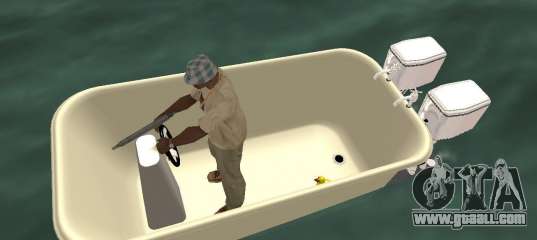 Bathtub Dinghy for GTA San Andreas