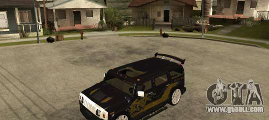 H2 HUMMER DUB LOWRIDE for GTA San Andreas