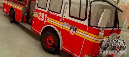 E-One FDNY Ladder 291 for GTA San Andreas