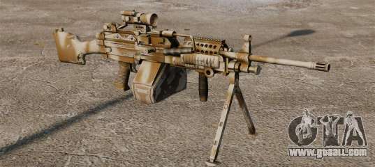 Light machine gun Mk 48 for GTA 4