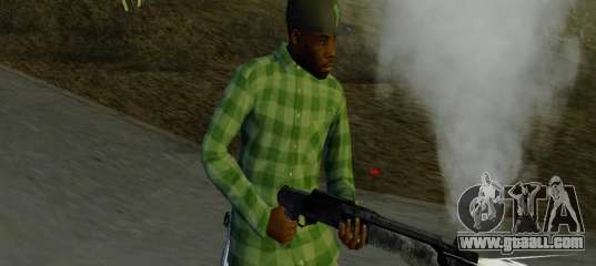 The Grove Street gang member of GTA 5 for GTA San Andreas