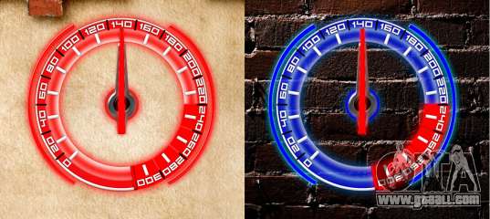 Speedometer Concept StyleV4x3 for GTA San Andreas