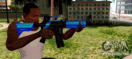 M4 Blue for GTA San Andreas