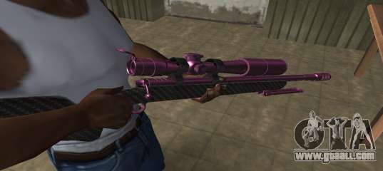 Purple Sniper Rifle for GTA San Andreas