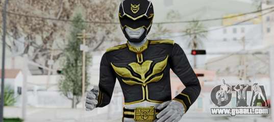 Power Rangers Megaforce - Black for GTA San Andreas