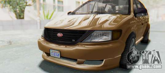 GTA 5 Vapid Minivan for GTA San Andreas