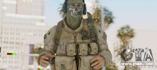 CoD MW2 Ghost Model v1 for GTA San Andreas