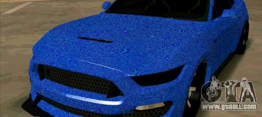Ford Mustang BLUE STYLE for GTA San Andreas