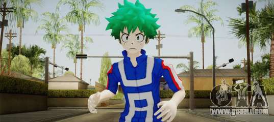 My Hero Academia - Izuku Midoriya for GTA San Andreas