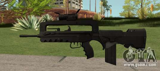FAMAS Black for GTA San Andreas