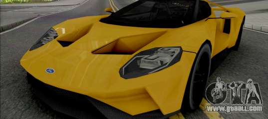 Ford GT Concept Car 2017 SA Style for GTA San Andreas