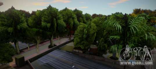 Grove Street Full of Trees for GTA San Andreas