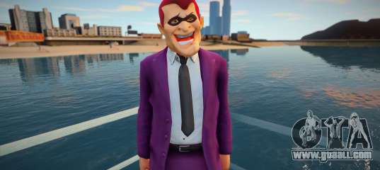 Guy in a fun mask from GTA Online for GTA San Andreas