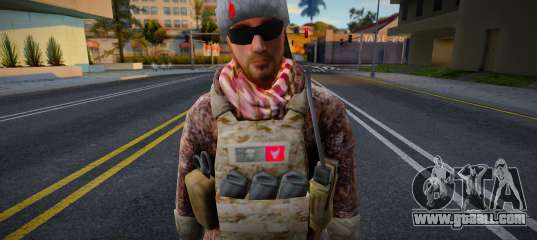 Soldier in uniform for GTA San Andreas