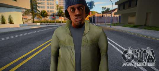 A man in winter clothes for GTA San Andreas