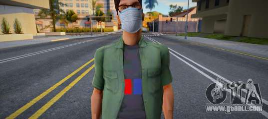 Zero in a protective mask for GTA San Andreas