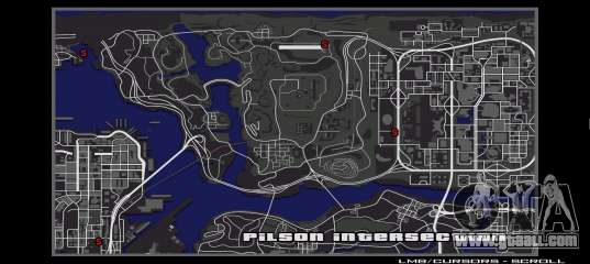 New Map and Radar for GTA San Andreas