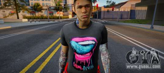 Ellis (Falling in Reverse) from Left 4 Dead 2 for GTA San Andreas