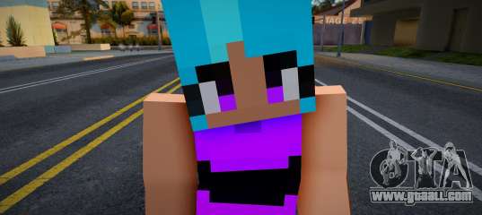 Blisstina Utonium PPG Skin Mod for GTA San Andreas