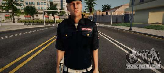 A traffic police sergeant in a summer uniform for GTA San Andreas