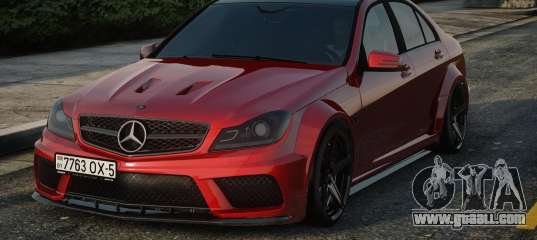 Mercedes-Benz C63 AMG (W204) Red Series for GTA San Andreas