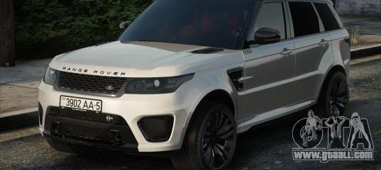 Land Rover Range Rover SVR 2015 for GTA San Andreas