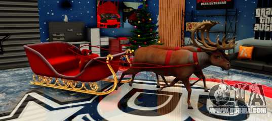 SANTA CLAUS SLEIGH for GTA San Andreas