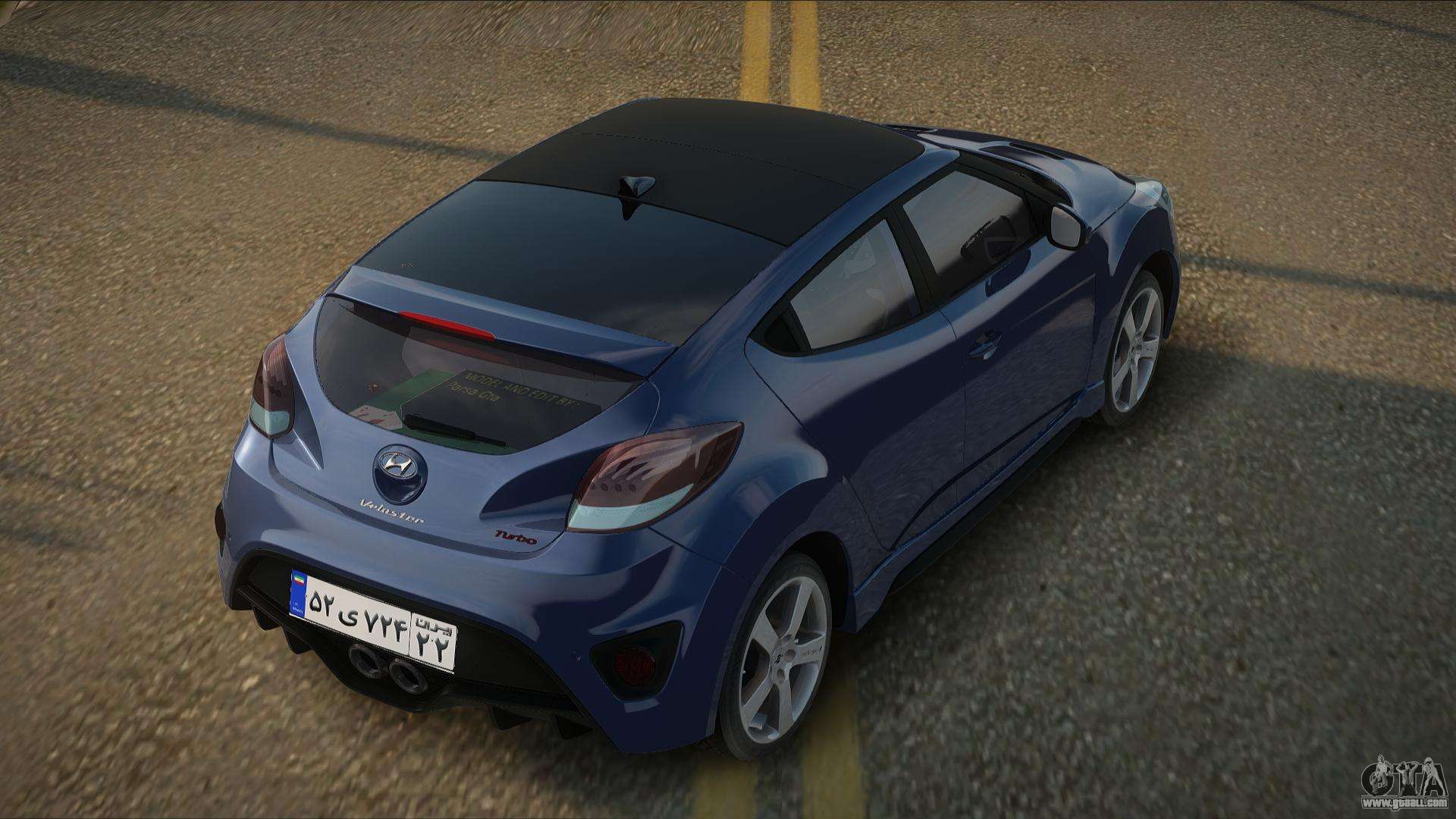 Hyundai Veloster Sarisan for GTA San Andreas